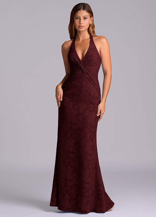 Azazie Valerie Cabernet Bridesmaid Dresses | Azazie
