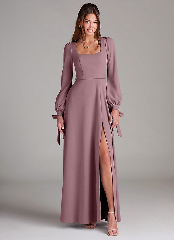 Azazie Leonia Dusty Rose Bridesmaid Dresses | Azazie CA