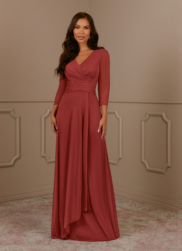 Rust Azazie Annetta Mother of the Bride Dress Mother of the Bride ...