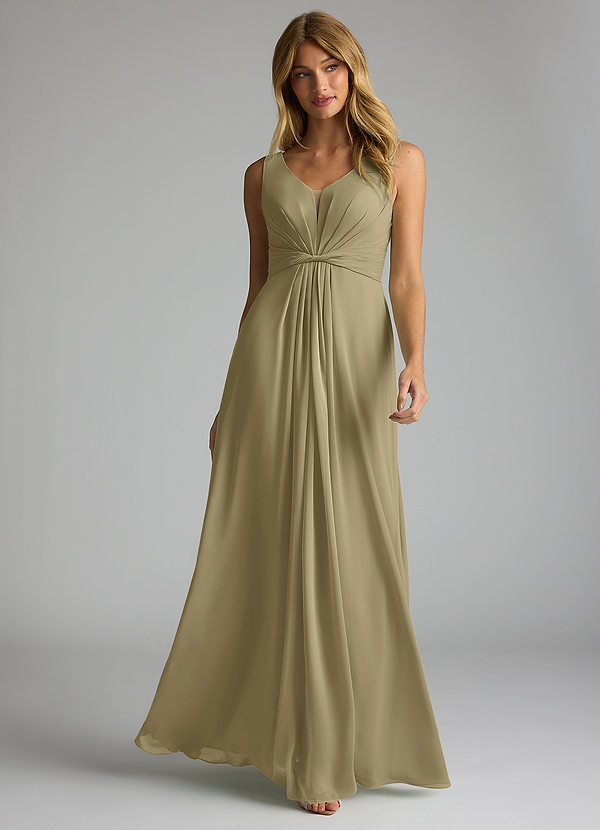 Azazie Gina Moss Green Bridesmaid Dresses | Azazie