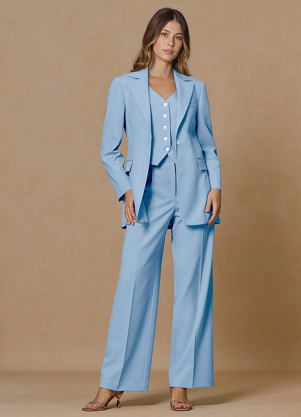 Rowan Sky Blue Refined Weave Performance 2-Piece Suit | Azazie