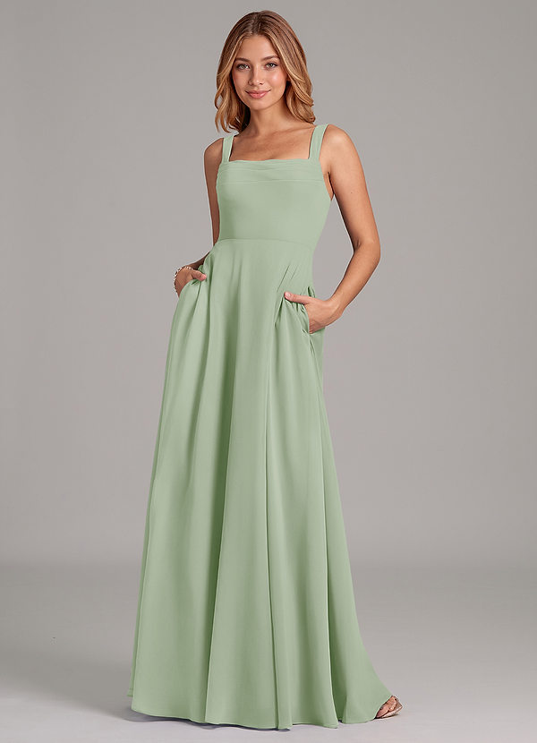 Azazie Shaude Dusty Sage Bridesmaid Dresses | Azazie AU