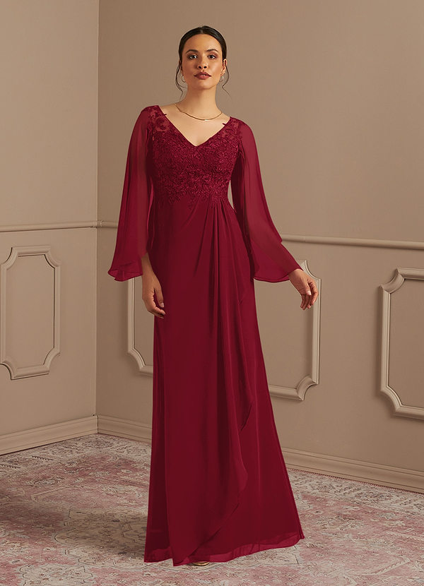 Burgundy Azazie Perry Mother of the Bride Dress Mother of the Bride ...