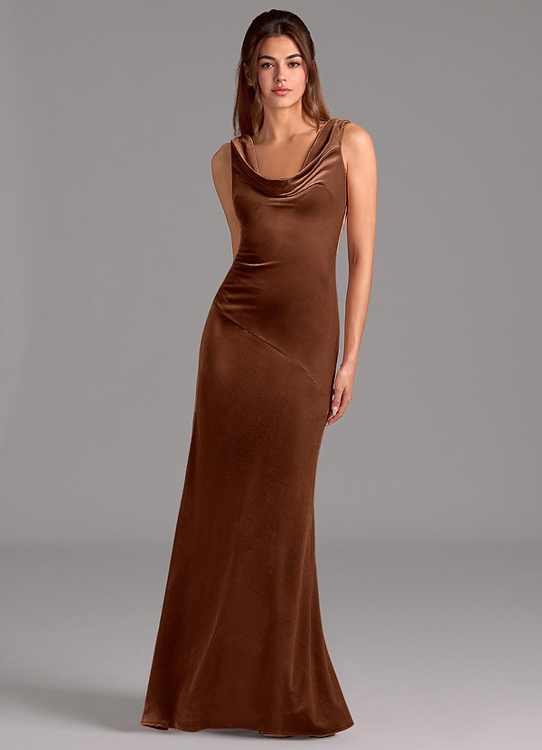 Azazie Rylina Umber Bridesmaid Dresses | Azazie CA