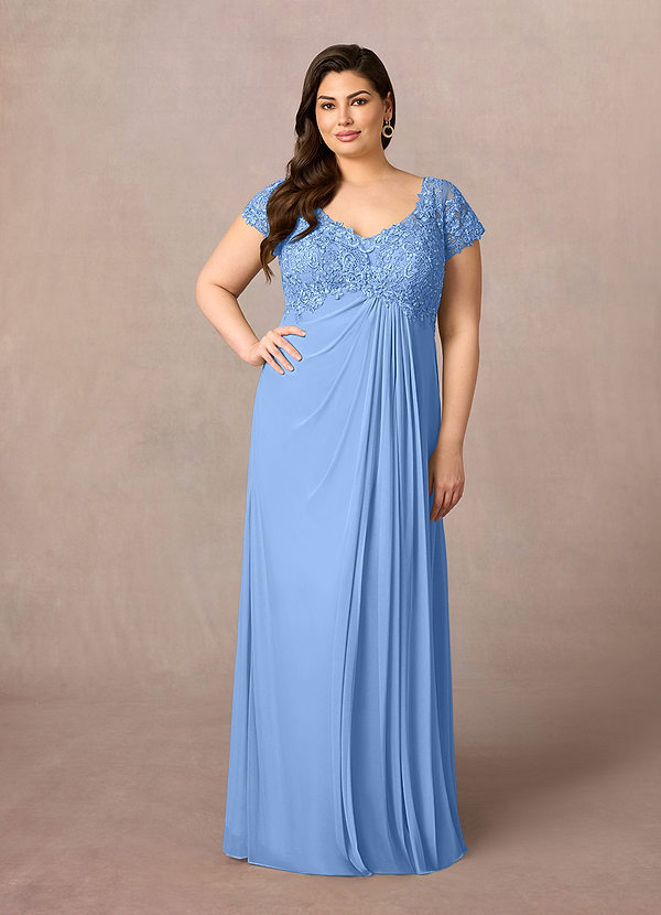 Steel Blue Plus Size Mother of the Bride & Groom | Azazie