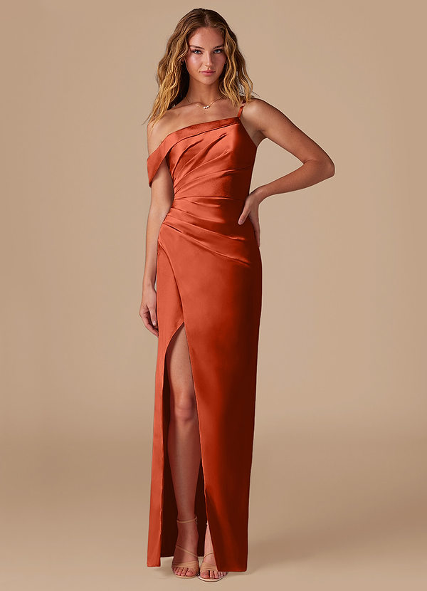 Paprika Azazie Lia Robes demoiselle d'honneur | Azazie CA