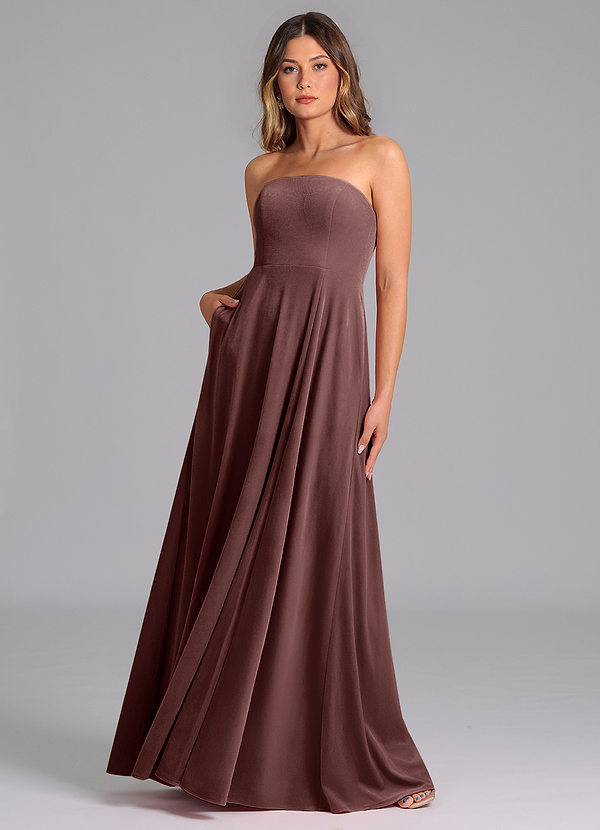 Azazie Wren Espresso Bridesmaid Dresses | Azazie