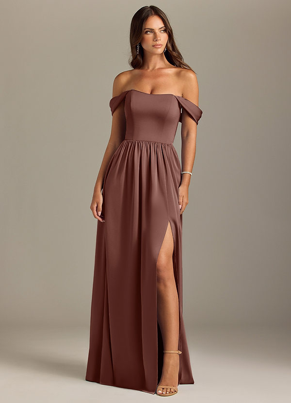 Azazie Calianna Espresso Bridesmaid Dresses | Azazie CA