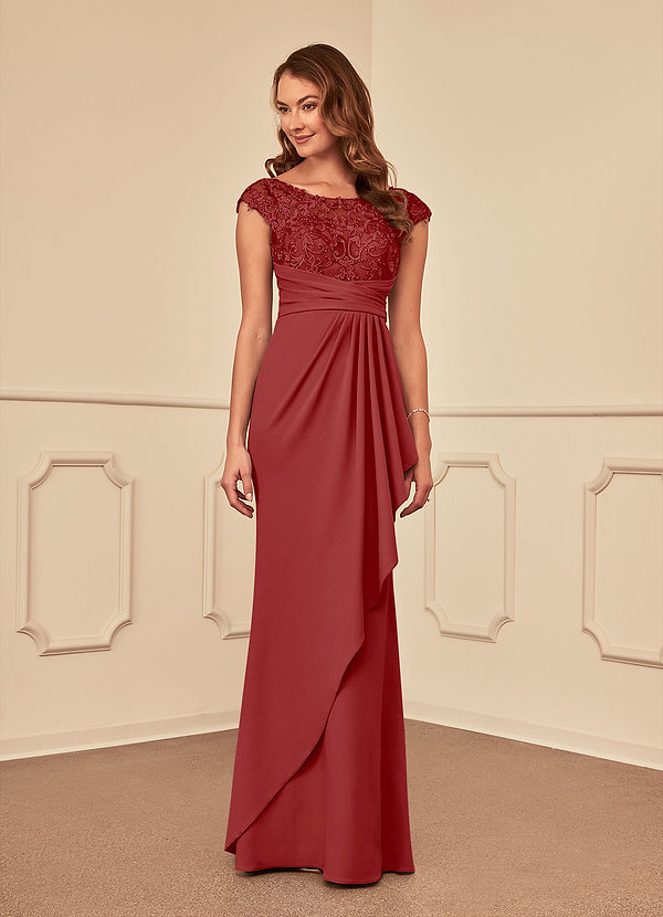 Rust Azazie Brunella Mother of the Bride Dresses | Azazie