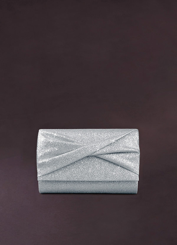 Silver Elegant Crossover Clutch Bags | Azazie