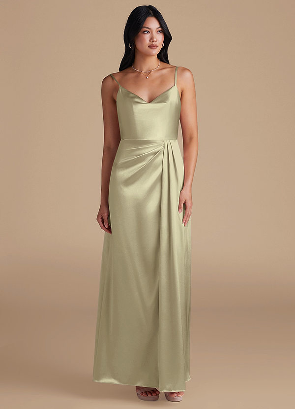 Azazie Brielle Moss Green Bridesmaid Dresses | Azazie