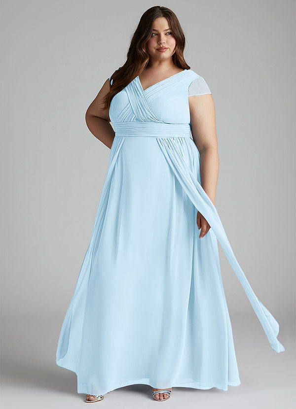Azazie Organa Sky Blue Bridesmaid Dresses | Azazie