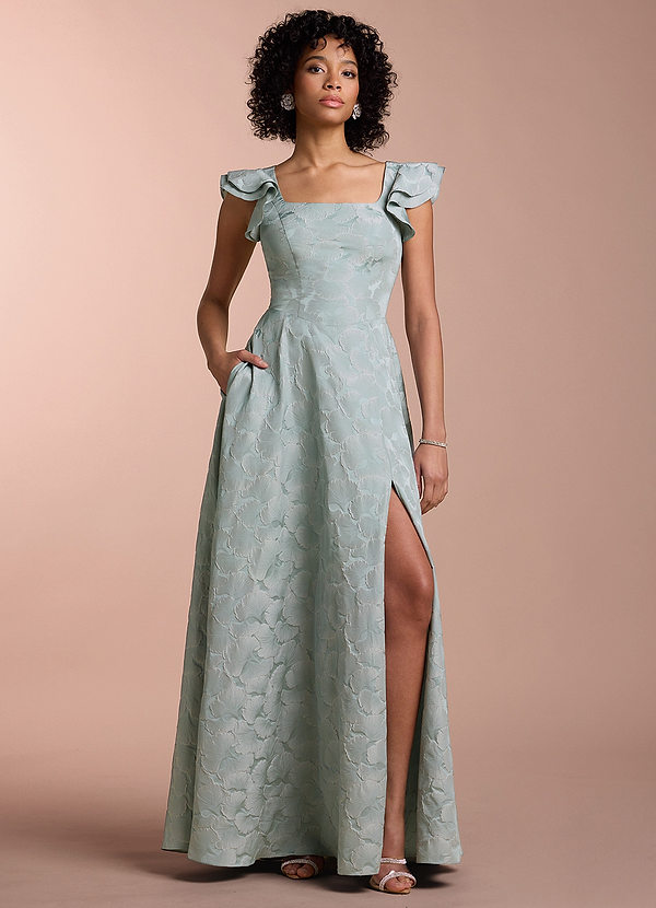 Destiny French Blue Maxi Dress | Azazie