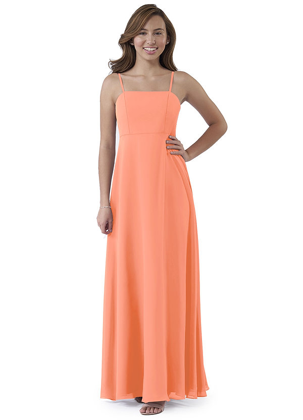 Sunset Azazie Cosette JBD Junior Bridesmaid Dresses | Azazie