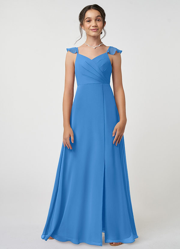Blue Jay Azazie Amada JBD Junior Bridesmaid Dresses | Azazie