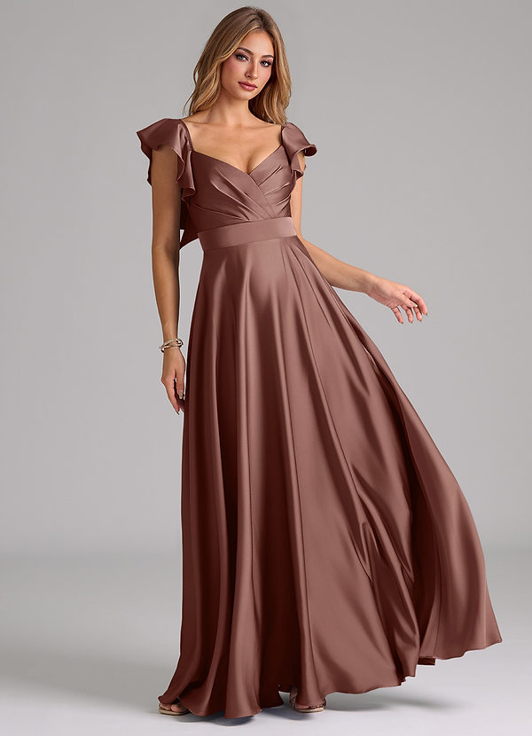 Azazie Leilani Espresso Bridesmaid Dresses | Azazie CA