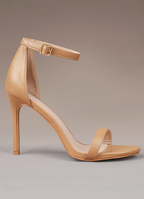 Solid Color Ankle Strap Heels Shoes | Azazie