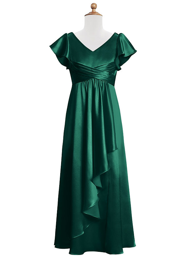 Omari Junior Try-on Dress Sample Dress Bridesmaid Dress in Emerald | Azazie