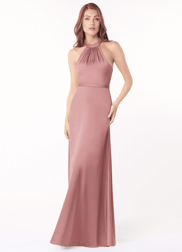 Azazie Delmar Dusty Rose Bridesmaid Dresses | Azazie AU