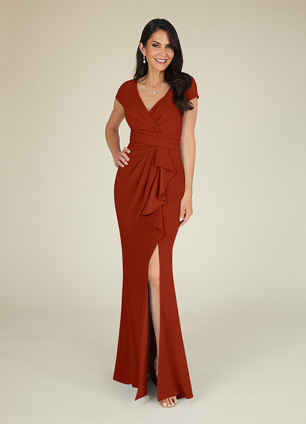 Rust Azazie Tana Mother of the Bride Dress Mother of the Bride Dresses ...