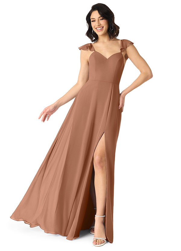 Azazie Everett Bronzer Bridesmaid Dresses | Azazie