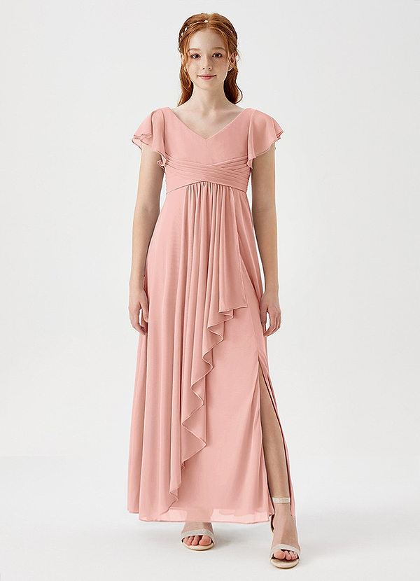 Azazie Omari Junior Bridesmaid Dress in Rosette | Azazie