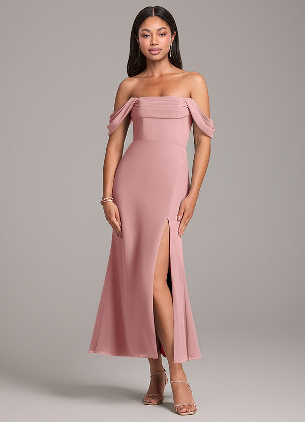Azazie Saige Dusty Rose Bridesmaid Dresses | Azazie