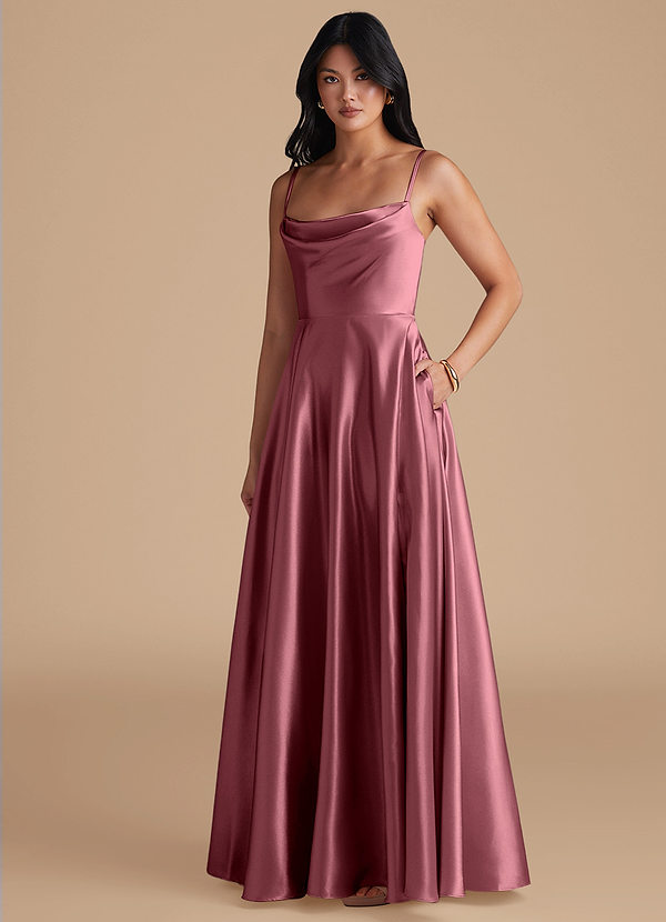 Azazie Elle Desert Rose Bridesmaid Dresses | Azazie CA