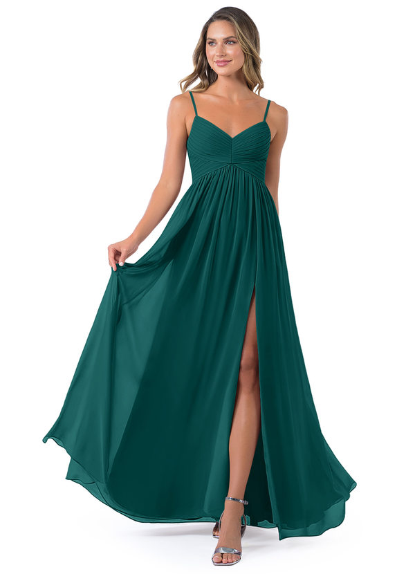 Peacock Azazie Alia Bridesmaid Dresses Azazie