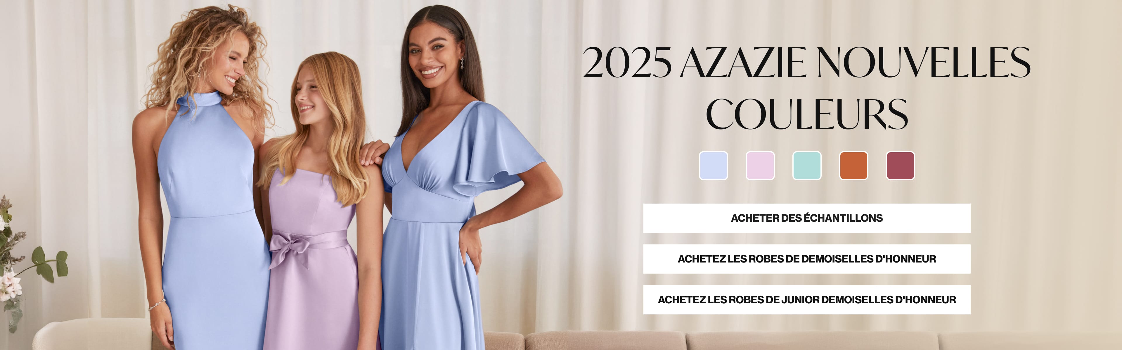 Azazie: Robes Demoiselle d'Honneur & Robes de Mariée dès CA$109